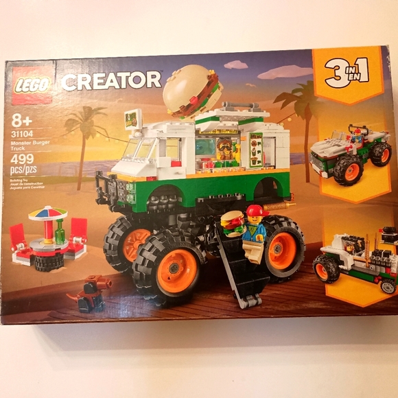 Lego | Toys | Nib Retired Lego Monster Burger Truck | Poshmark